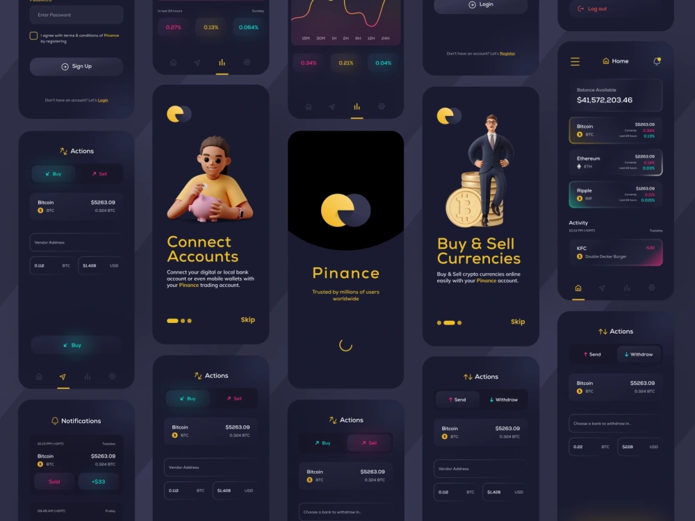 A Flutter Mobile App UX/UI Screens Design or Redesign | Figma | Upwork