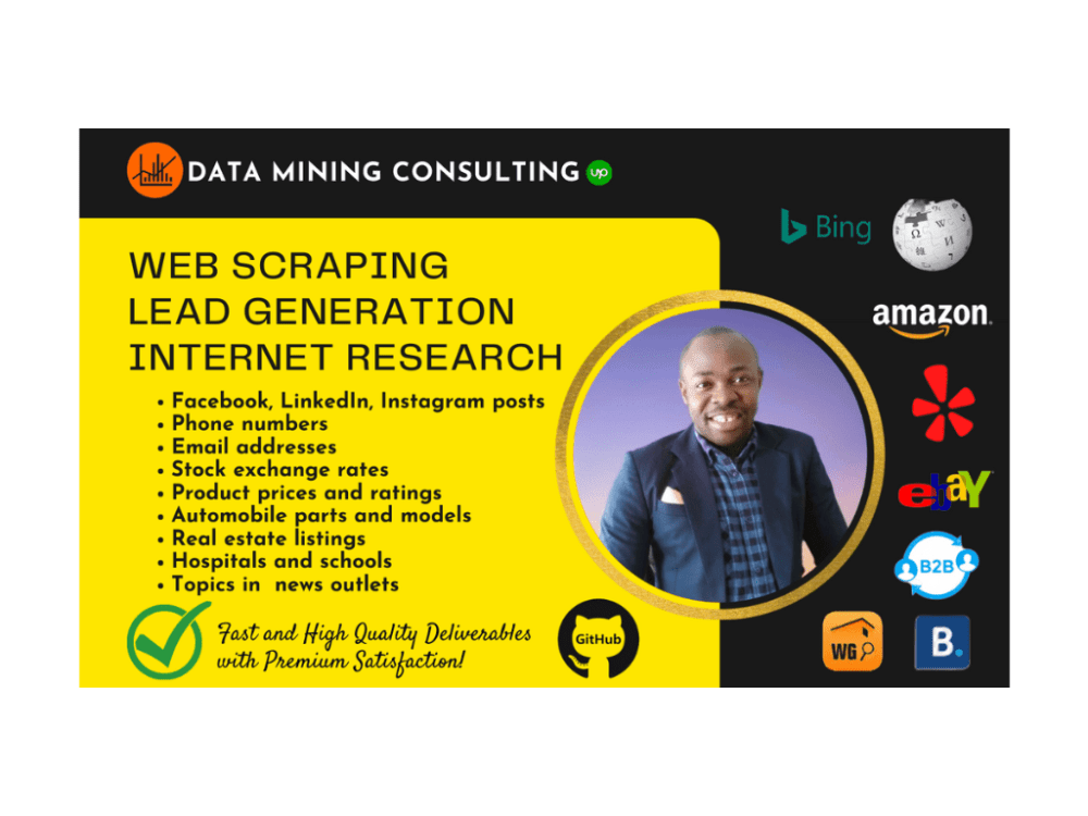 Fast web scraping | web crawling | web scraper | lead generation service | Upwork