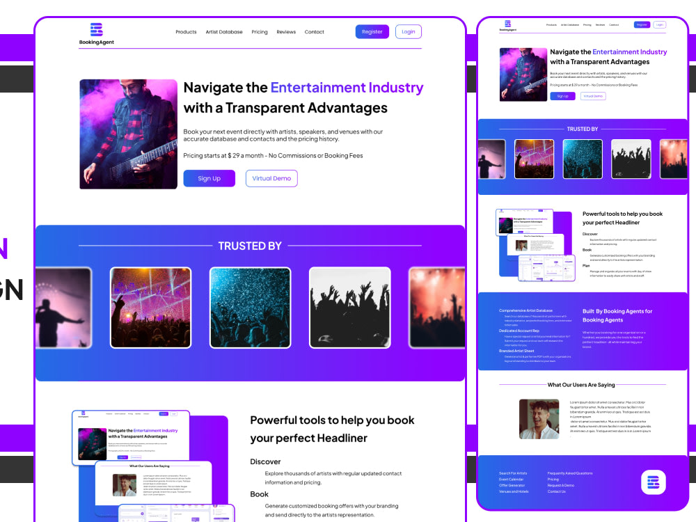 Website ui ux design in figma | Upwork