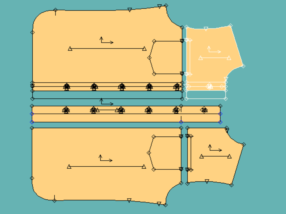 Garment Sewing Pattern With Zip, Dxf, Plt, Hpgl, Pdf And Jpeg Format ...