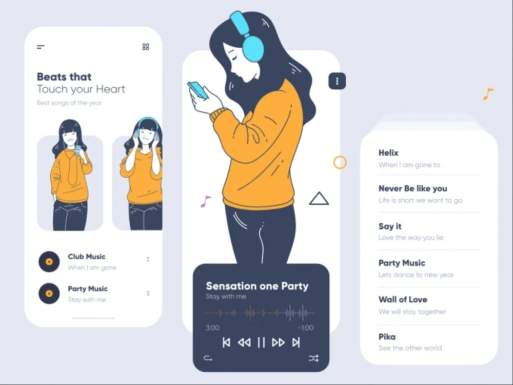 Designed modern app UI and interactive prototype | Upwork