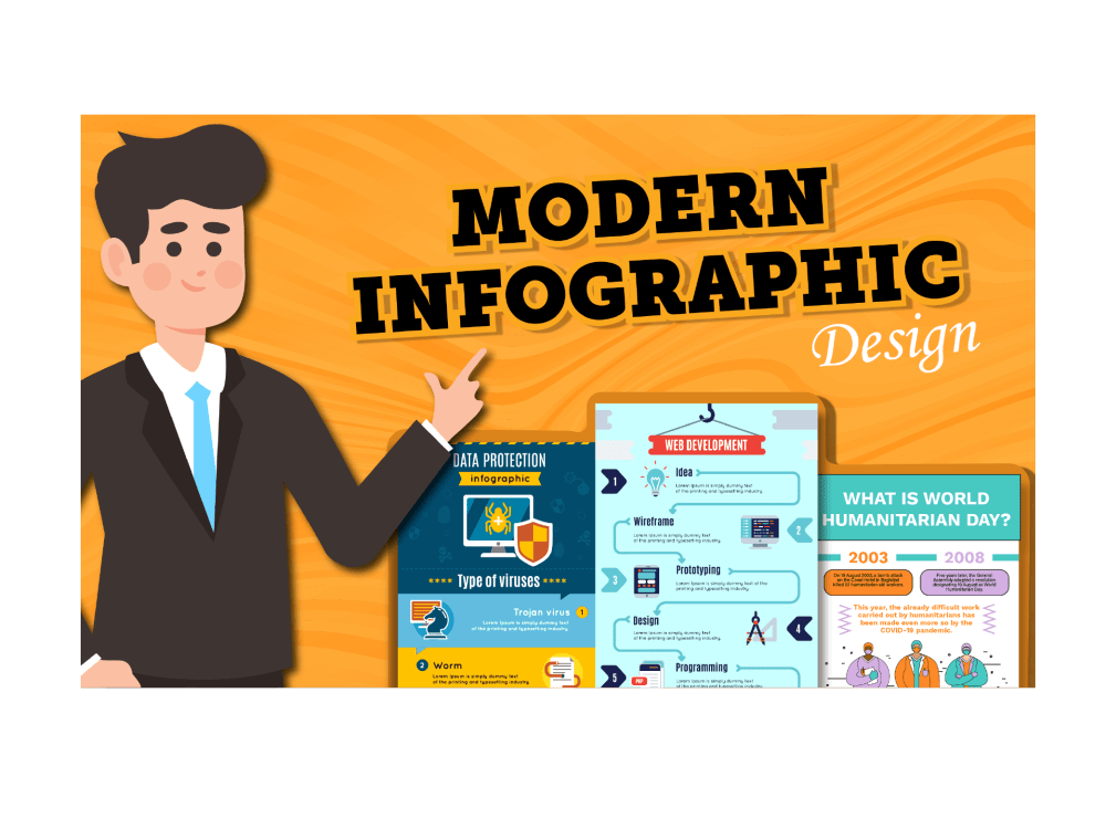 A modern infographic design | Upwork