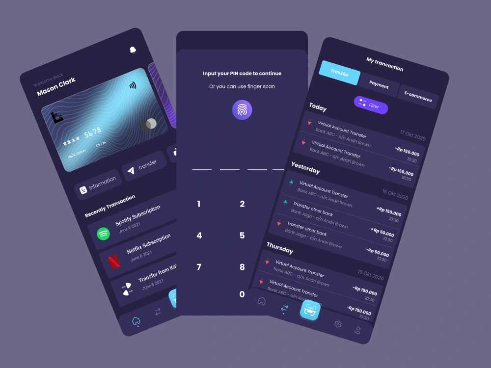 An Clean UI/UX Design web and mobile in figma for your start up | Upwork
