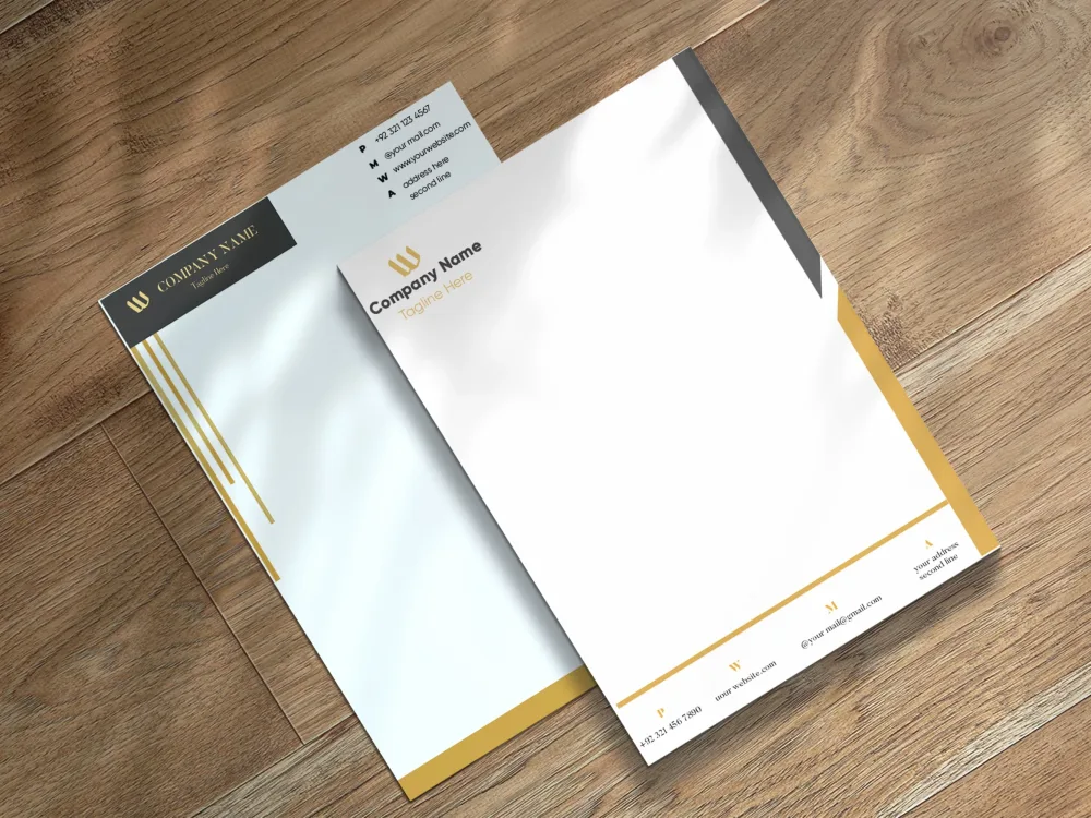 Minimal and classy letterhead design. | Upwork