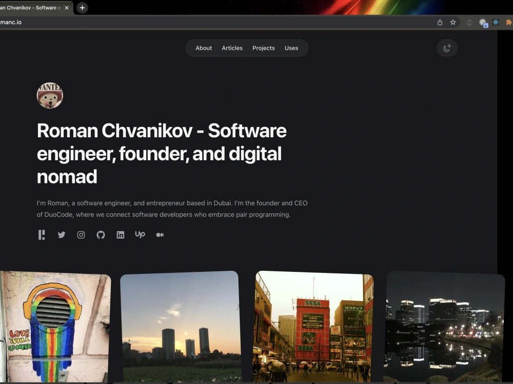 An amazing looking personal website | Upwork