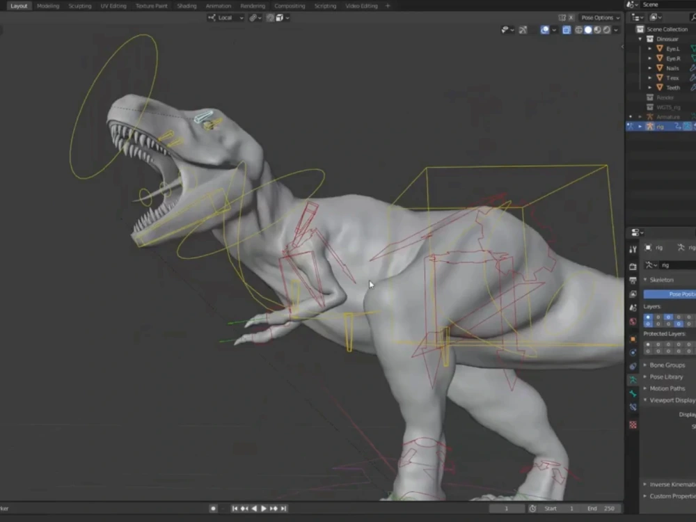 3d character rig in blender, maya, unity and Ue | Upwork