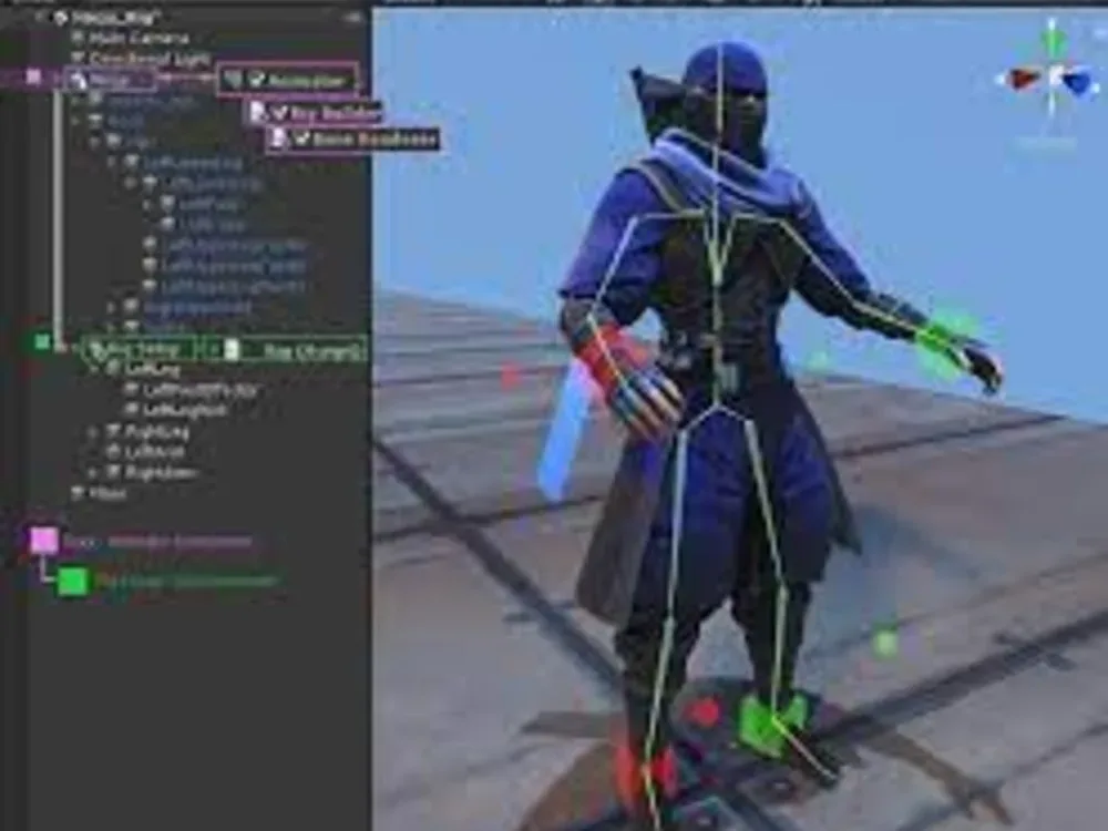 3d character rig in blender, maya, unity and Ue | Upwork