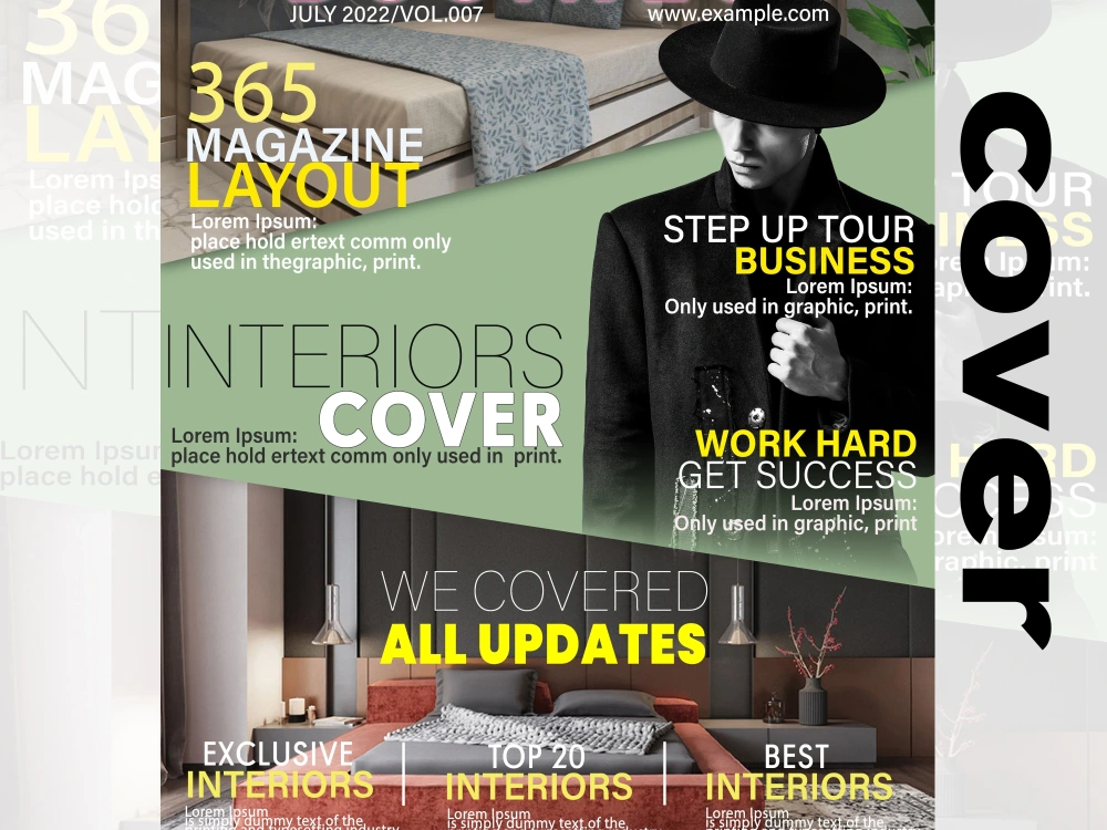 An Editorial design for the magazine cover | Upwork