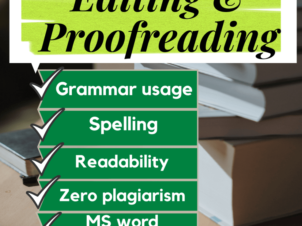 Your documents proofread and formatted. | Upwork