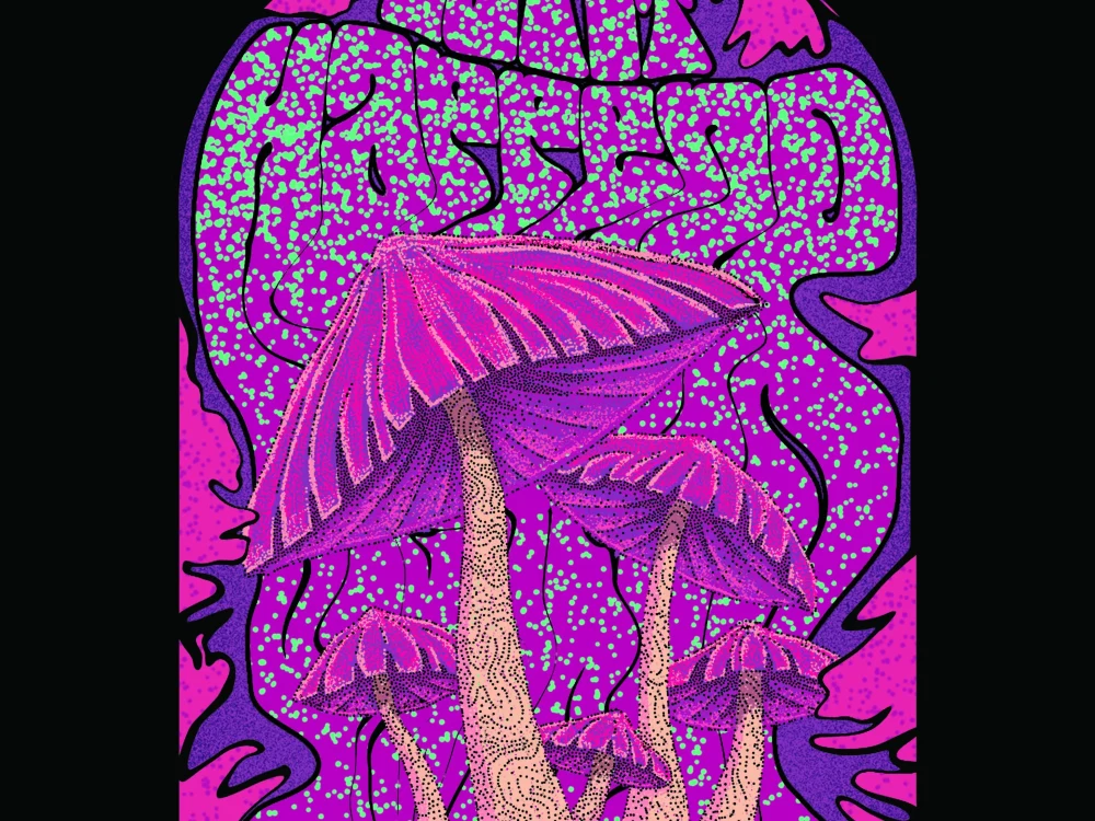 Stippling digital art for cover band, t shirt, sticker, etc | Upwork