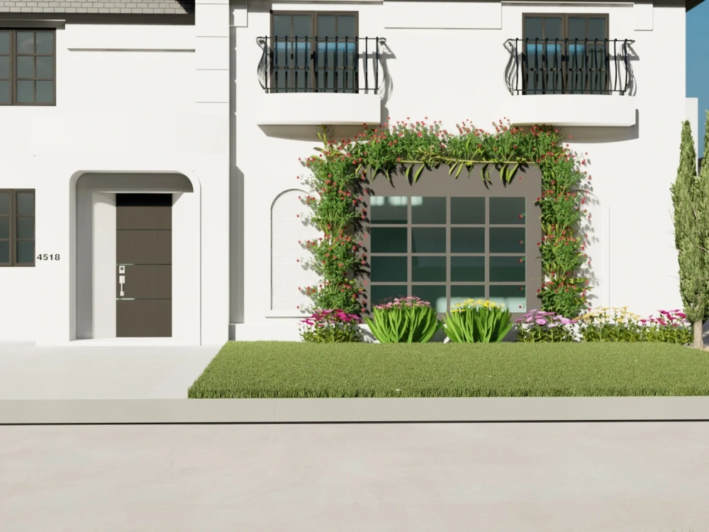 The architectural landscape design 3d model and render | Upwork