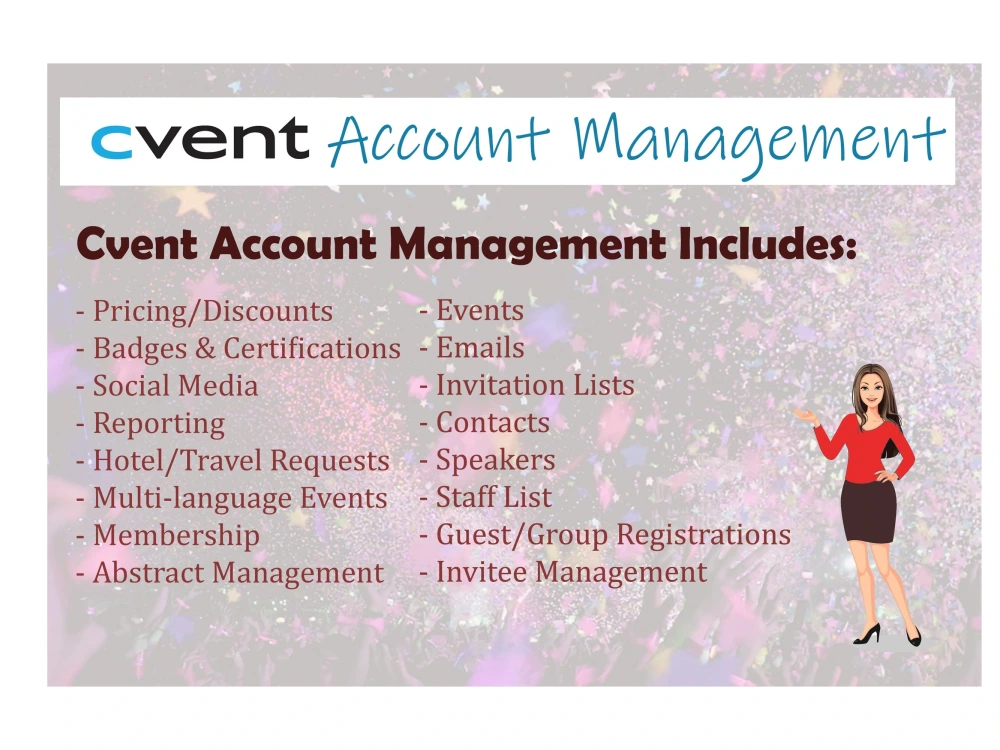Cvent event management or new event setup | Upwork