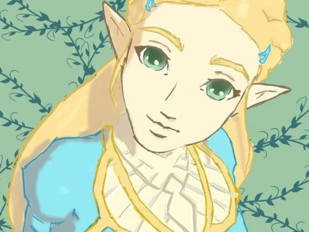 A 2D drawing in anime style with an exceptional illustrating job done ...