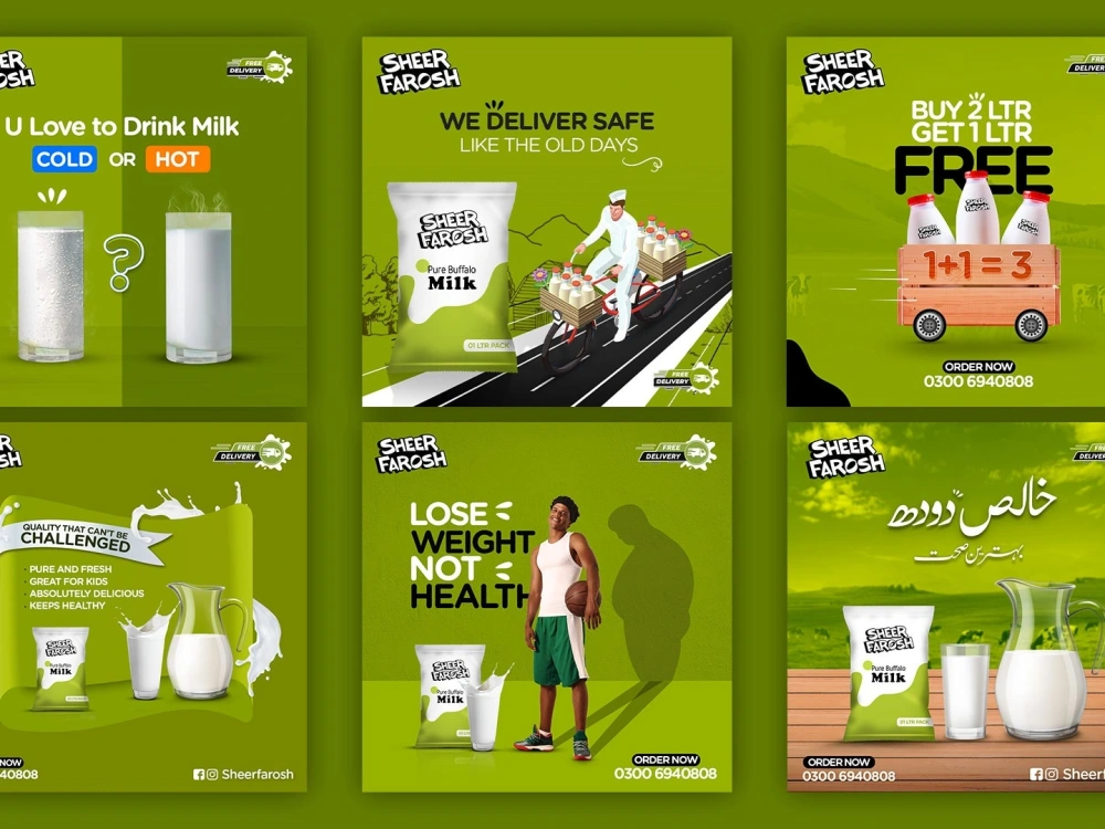 Creative social media design, posts, banner ads | Upwork