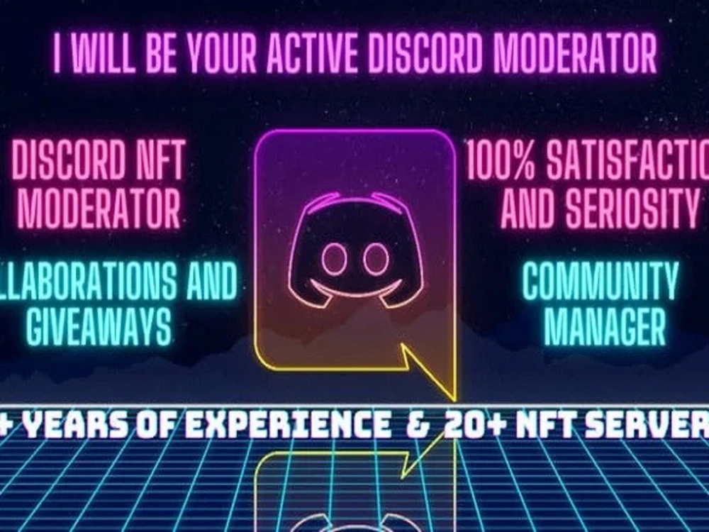 Nft discord moderator , community manager, discord mod | Upwork