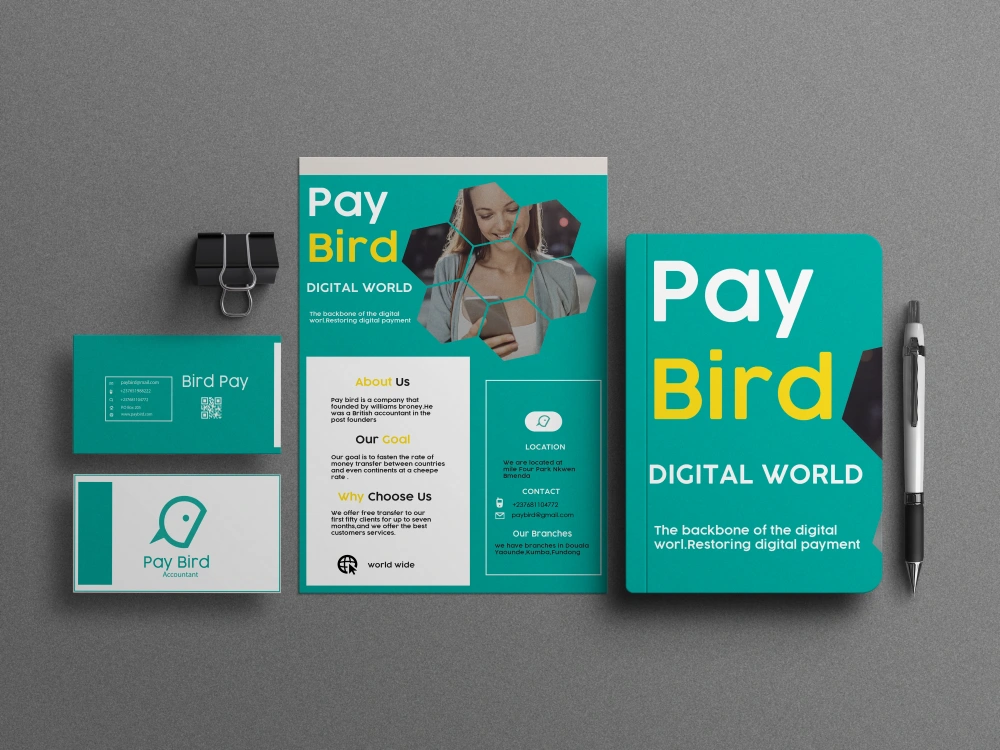 A professional and modern brand design | Upwork