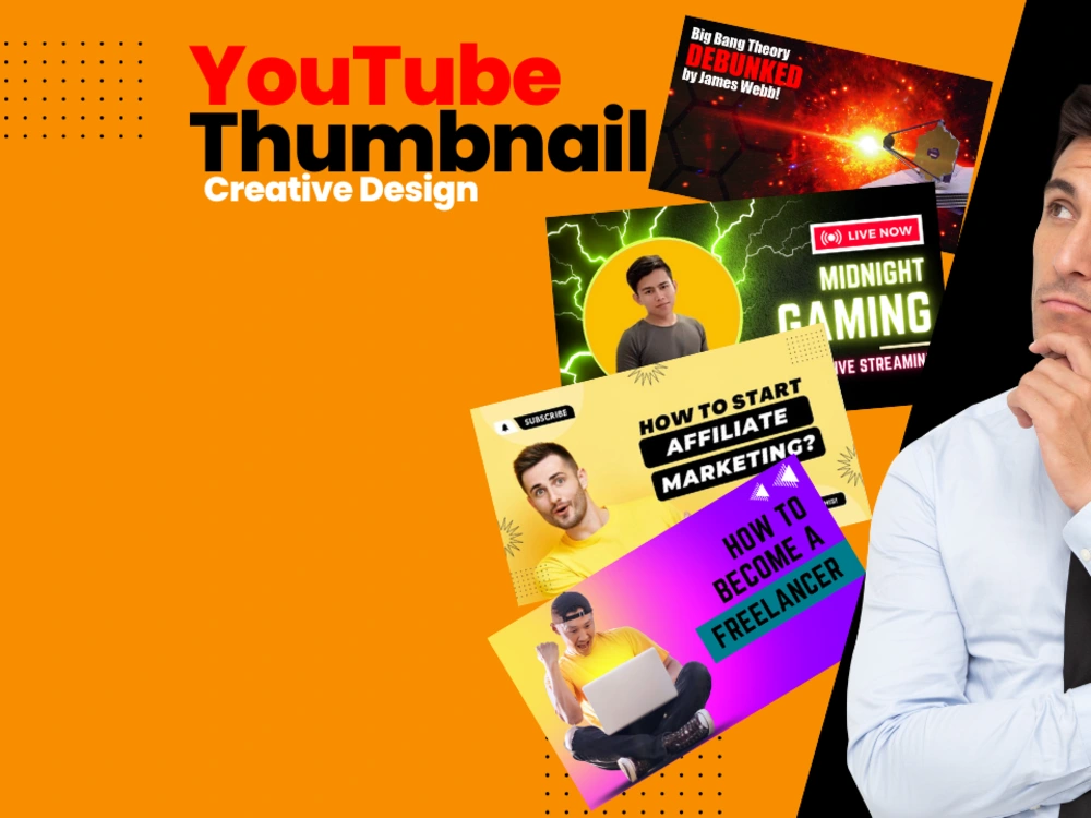An amazing youtube thumbnail in 3 hours | Upwork