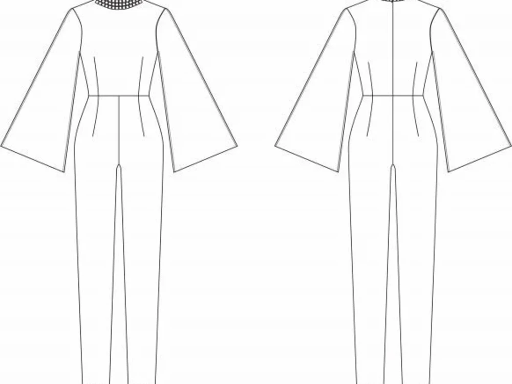 A technical flat that accurately reflects your clothing design to ...