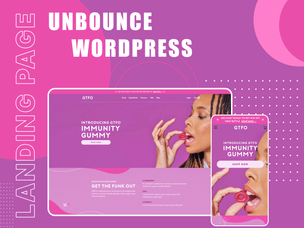 An landing page designer to build awesome unbounce landing pages | Upwork