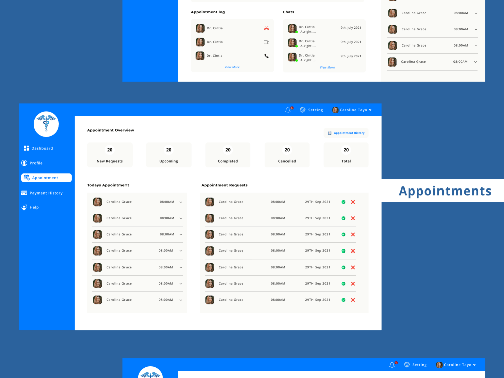 A complete website UI/UX Design for Healthcare and Wellness Industry ...