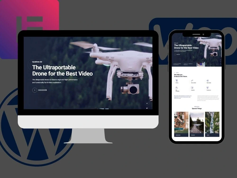 Modern & Responsive WordPress landing Page design | Upwork