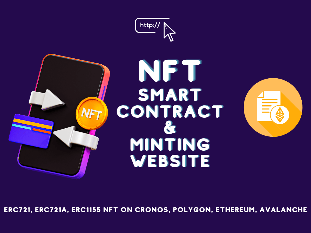 NFT Smart Contract, ERC721, ERC721A on ethereum, Polygon, Cronos | Upwork