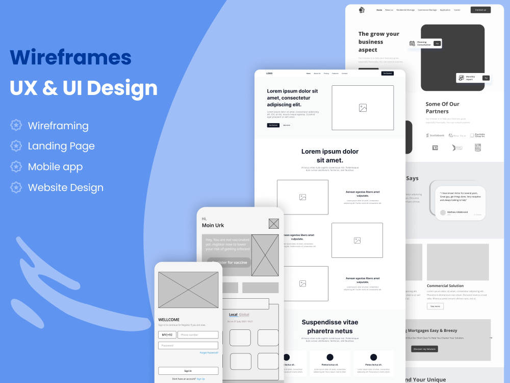 UI UX wireframes with Figma | Upwork