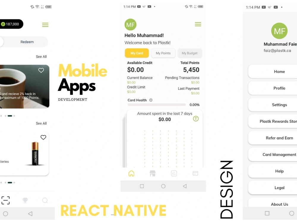A full fledged React Native Mobile Application | Upwork