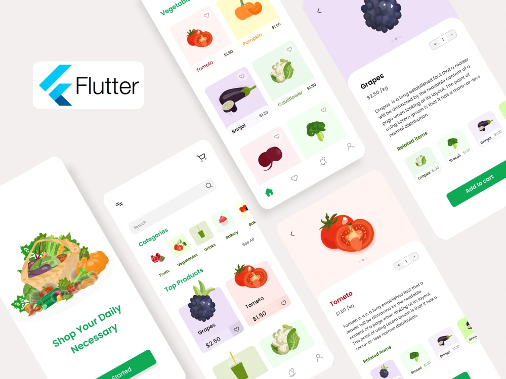 An awesome android and ios mobile app using flutter | Upwork