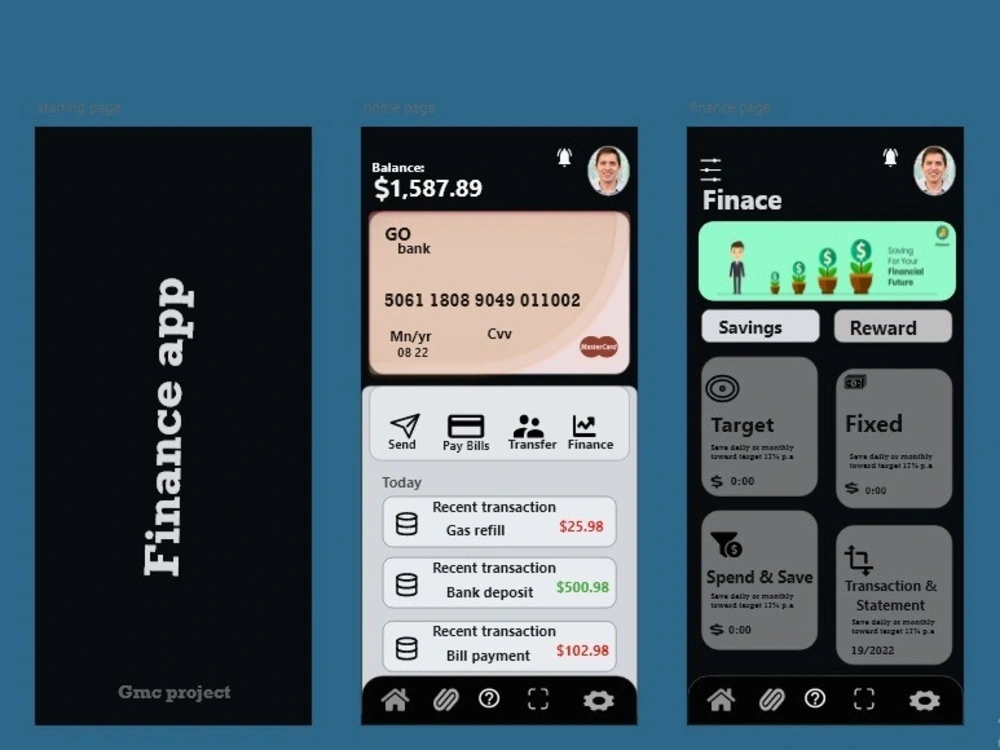 Ui design for blockchain app, crypto wallet app, crypto website, nft ...