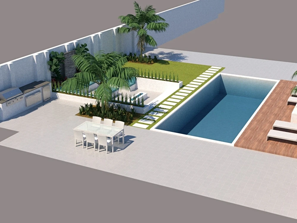 An impressive stylized 3D visualization of your landscape design | Upwork