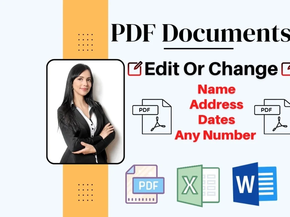 Data Entry | Edit PDF Documents | Typing & Retyping Documents | Upwork