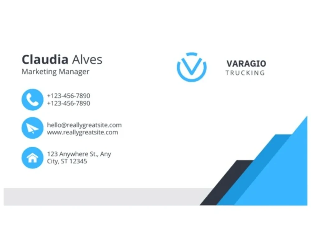 A professional-looking business card design | Upwork