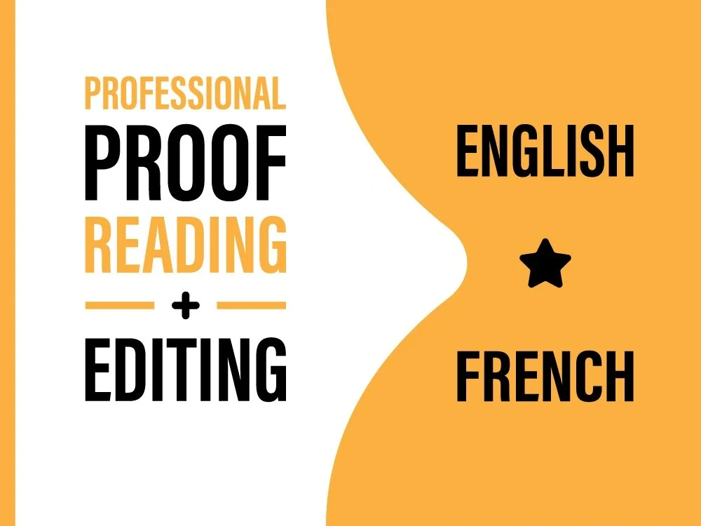 Professional Proofreading & Editing in English and French languages | Upwork