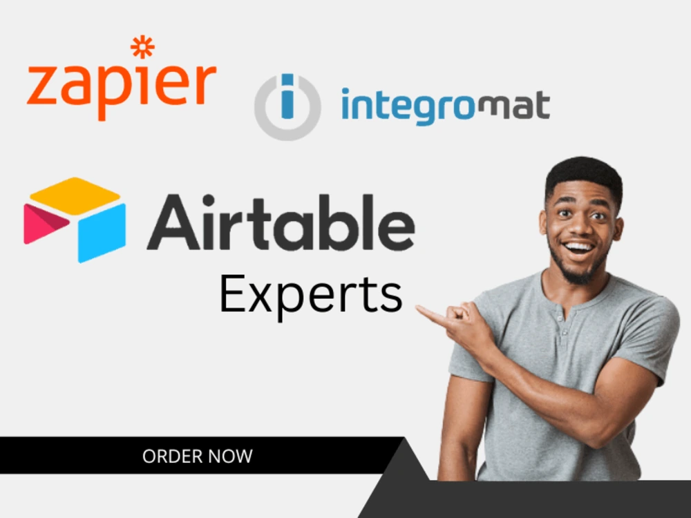 Airtable set up with workflow automation, softr webapp, integromat zapier | Upwork