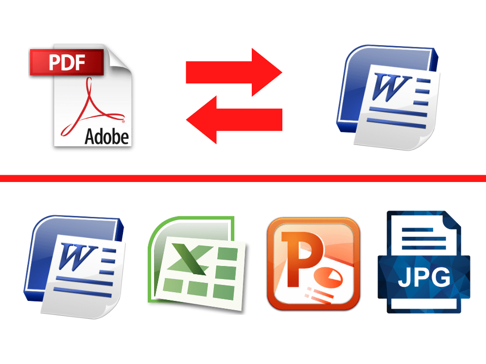 Convert PDF to word or word to PDF | Upwork