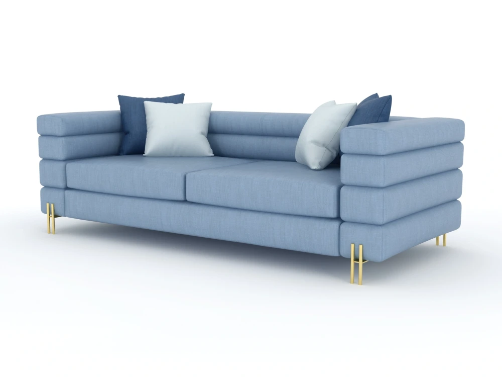 Furniture 3d model and plain background render. (3ds Max with VRay ...