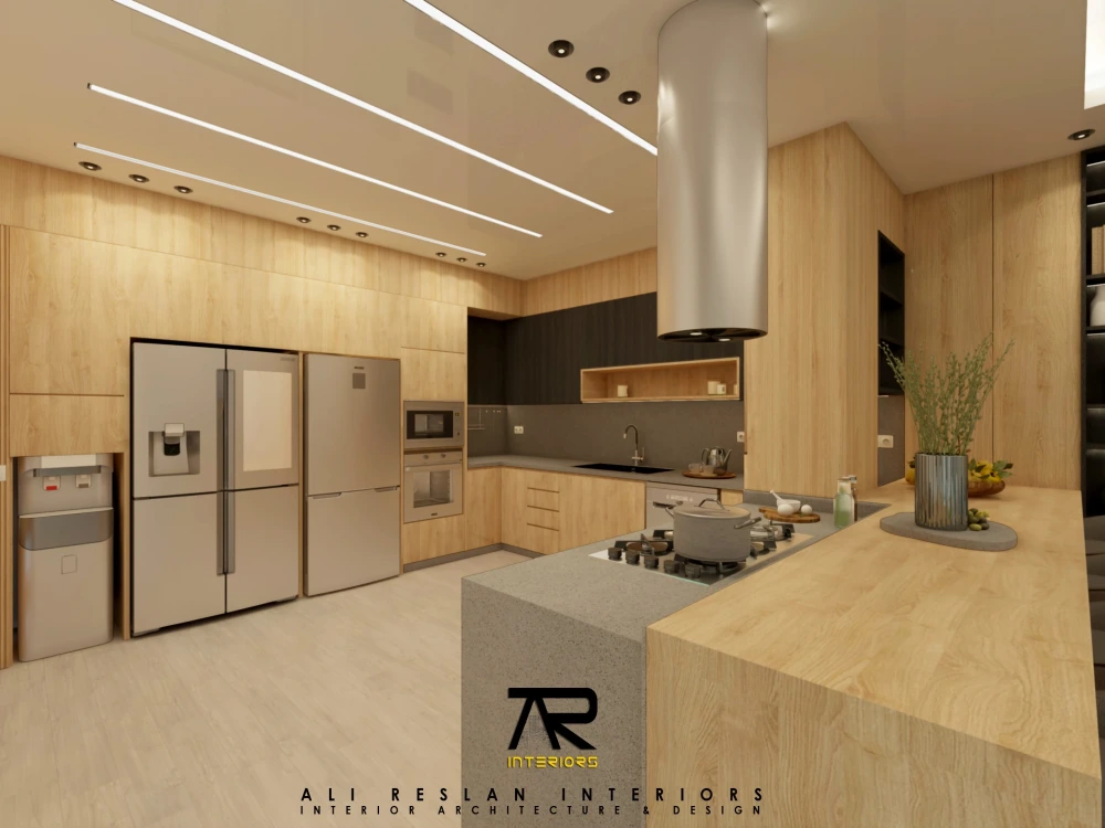 A modern open space / Kitchen and living.. | Upwork