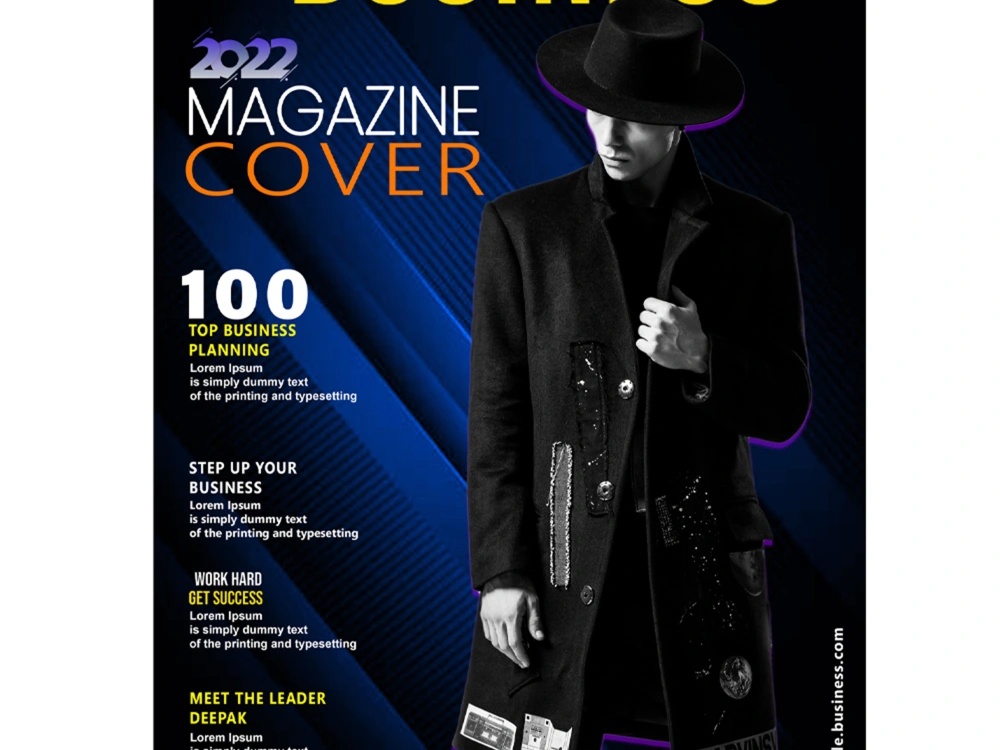 A fantastic editorial design for the magazine cover | Upwork