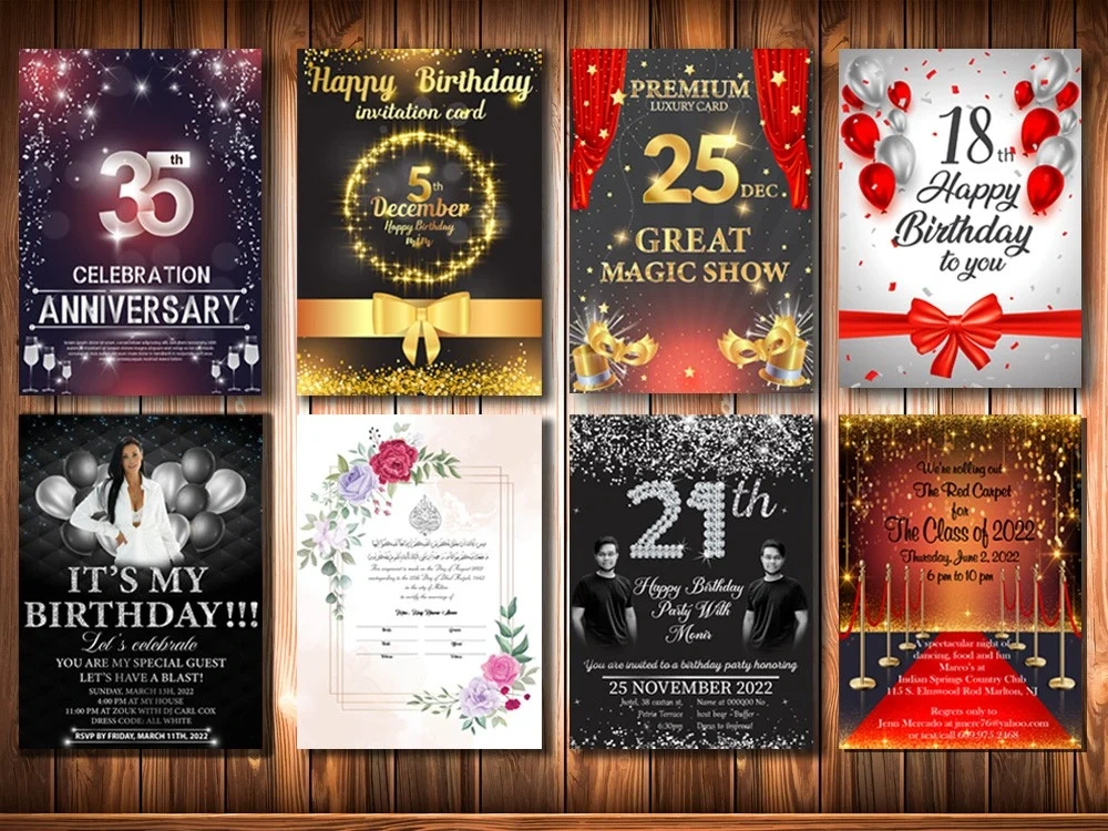 Amazing invitation card designs for any occasion | Upwork