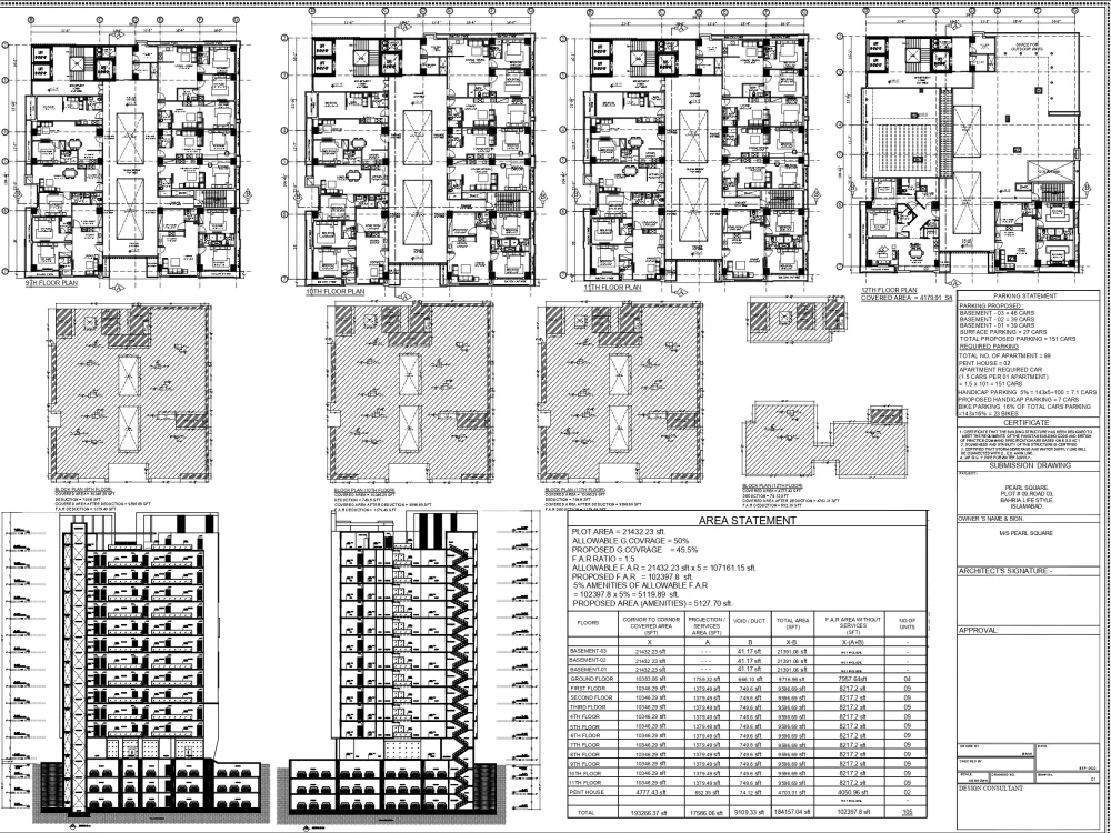 A Design, Analysis Report & Drawings of Commercial Multi Story ...