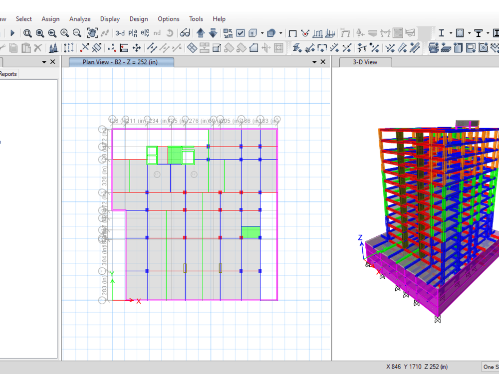 A Design, Analysis Report & Drawings of Commercial Multi Story ...