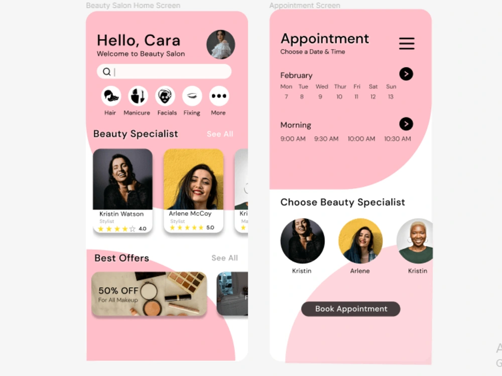 A Figma design, app prototyping, Figma prototyping, UI/UX Design | Upwork