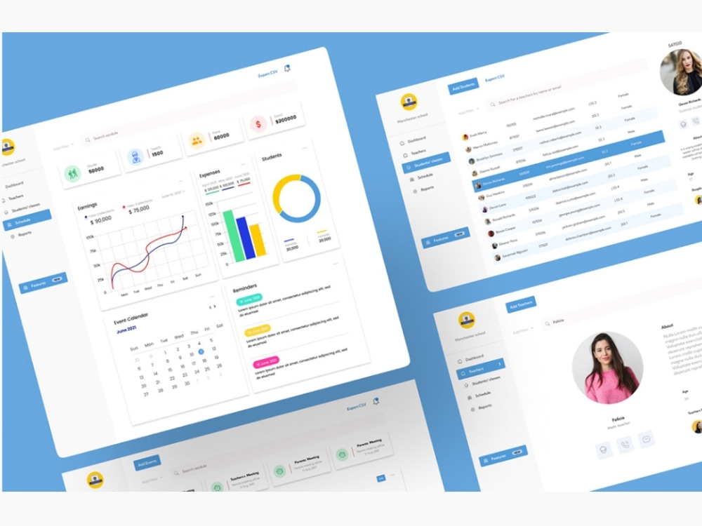 Saas Crm Webapp Dashboard Ui Ux Design Upwork