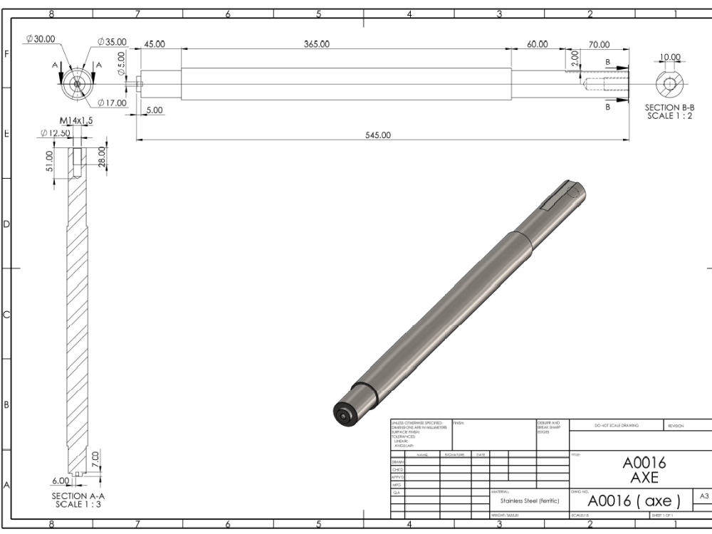A perfect technical drawing for your 3d model | Upwork