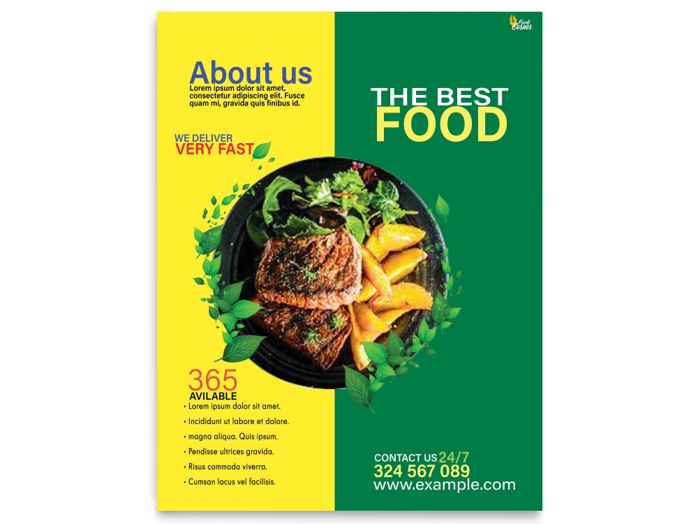 An amazing ‍editorial flyer designed to promote your business | Upwork