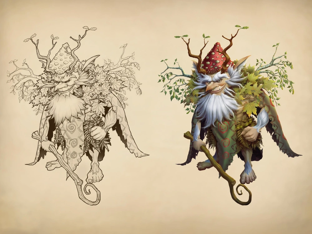 A high-quality detailed character illustration. | Upwork