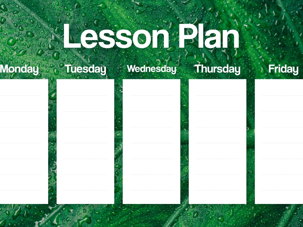 A school lesson plan graphic | Upwork