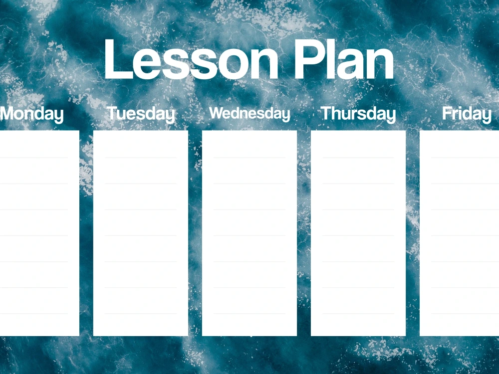 A school lesson plan graphic | Upwork