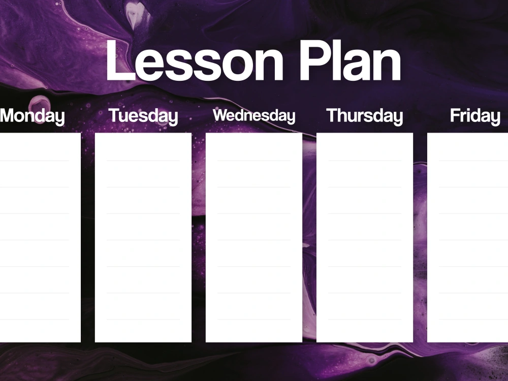 A school lesson plan graphic | Upwork